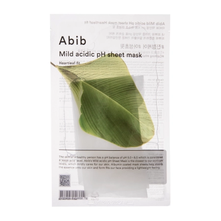 Abib - Mild Acidic pH Sheet Mask Heartleaf Fit - Mild Acidic pH Sheet ...