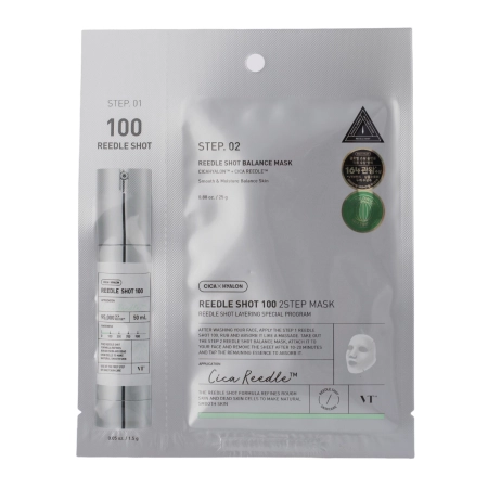 VT Cosmetics - Reedle Shot 100 2Step Mask - Firming Face Mask in a ...