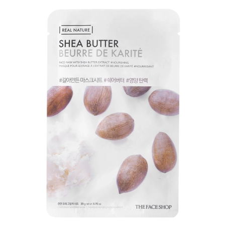 The Face Shop - Natural Mask - Shea Butter - Shea Butter Sheet Mask ...